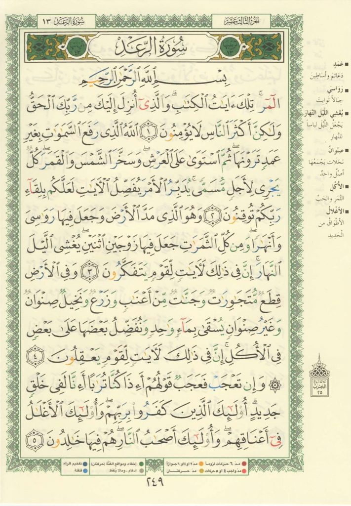 Surah Ra'd - Alhamdulillah.org Surah Ra'd - Alhamdulillah.org